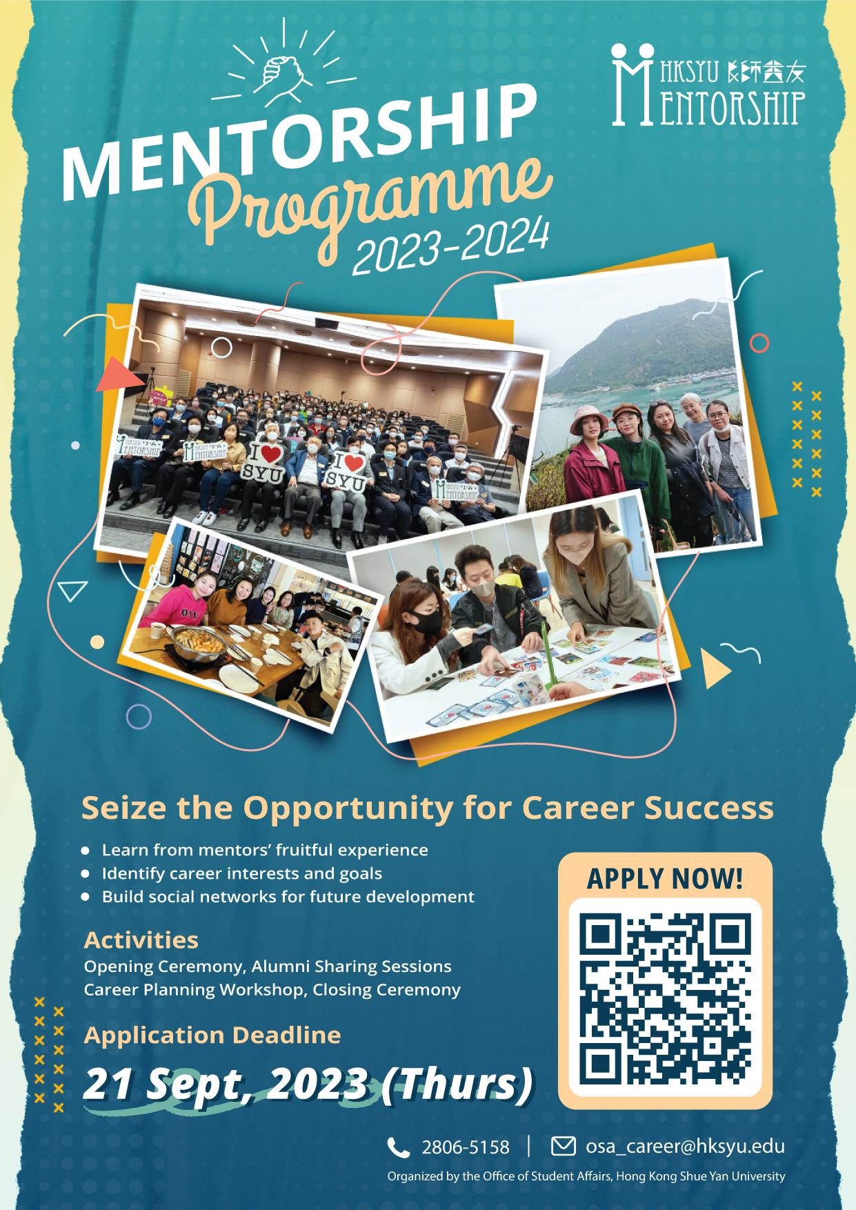 Mentorship Programme – OSA Career Services, HKSYU
